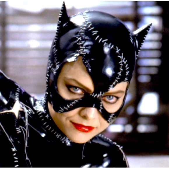 DC Comics | Other | Vtg Nwot 992 Dc Comics Catwoman Mask Black White ...